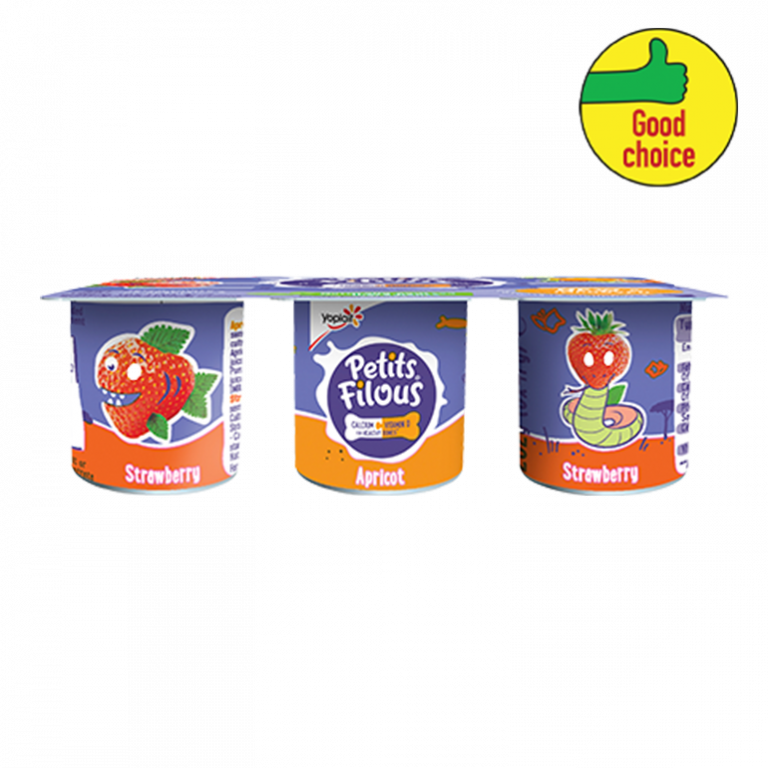 Strawberry & Apricot Fromage Frais | Small Pots | Petits Filous
