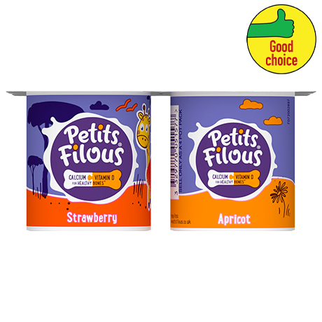 Strawberry & Apricot Fromage Frais | Big Pots | Petits Filous