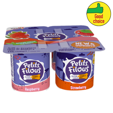Strawberry & Raspberry Fromage Frais | Big Pots | Petits Filous